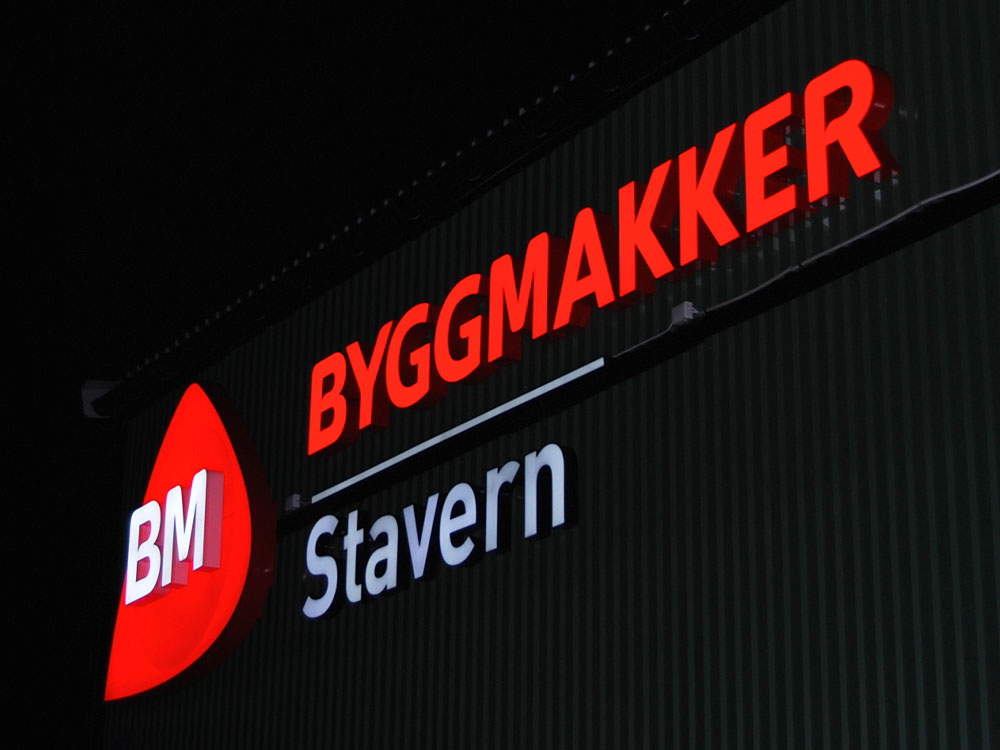 Skilt med lys - Expoteket